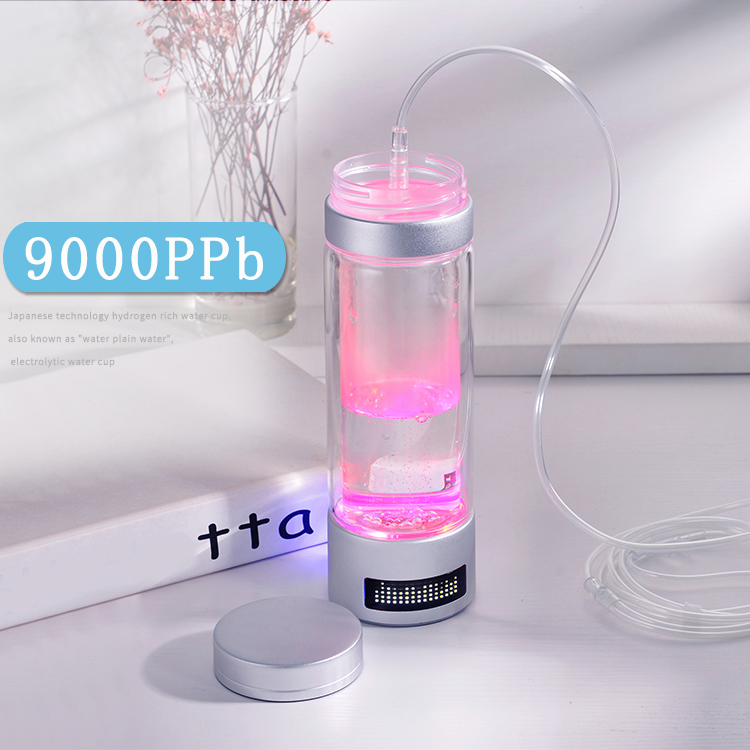 Portable Hydrogen Inhaler Breathing Hydrogen Water Bottle Generator ...